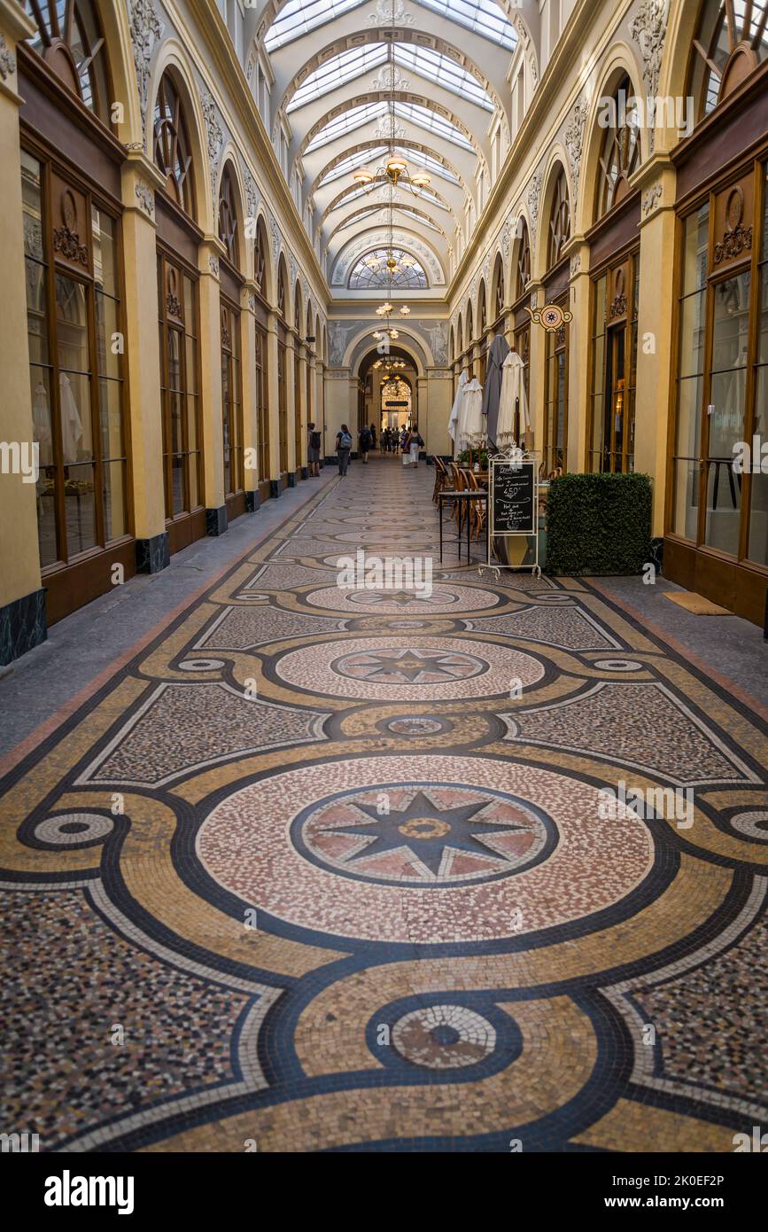 The Galerie Vivienne, one of the famous covered passages or shopping ...