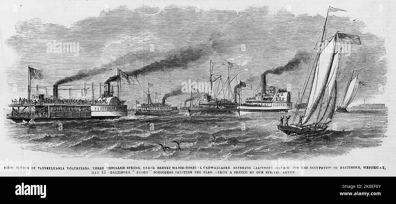 First Division of Pennsylvania Volunteers, three thousand strong, under ...