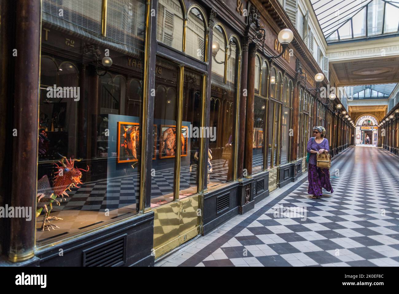Galerie Véro-Dodat, one of the famous covered passages and shopping ...