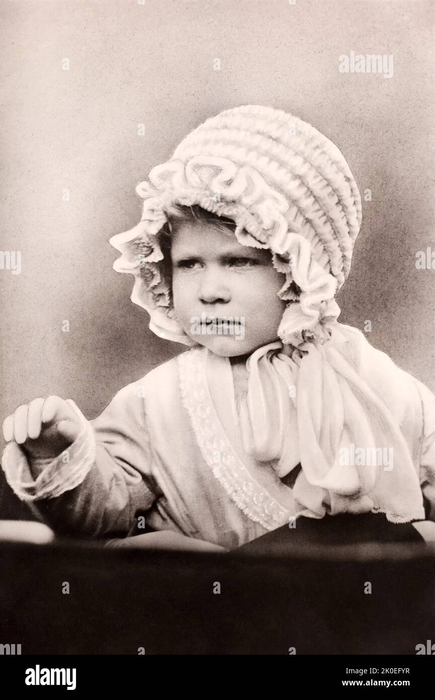 The Princess Elizabeth of York later Queen Elizabeth the Second - c1927 ...