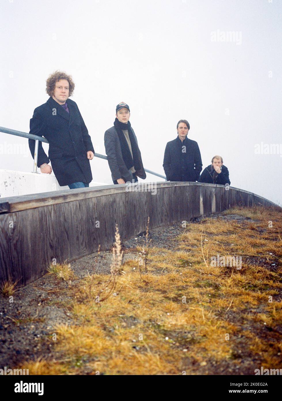Norwegian rock band Madrugada,Holmenkollen Ski Jump, Oslo, Norway 14th ...