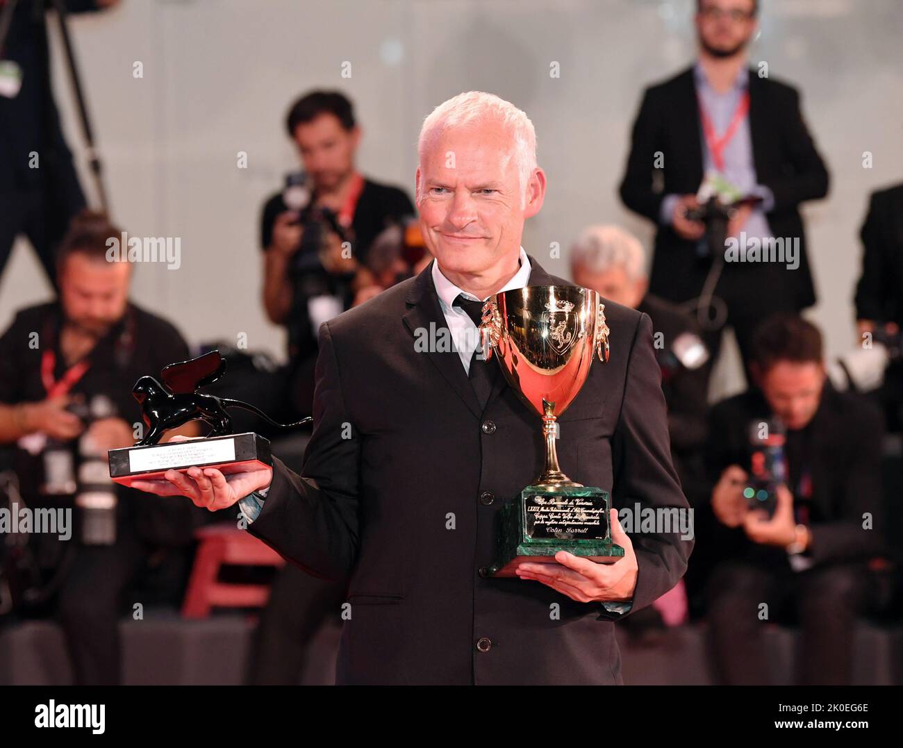 Venice, Italy. 10th Sep, 2022. Director Martin McDonagh poses with his ...