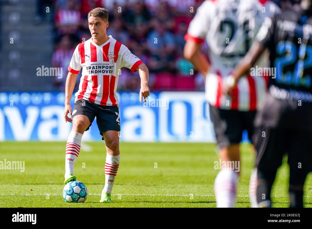 EINDHOVEN, NETHERLANDS - SEPTEMBER 11: Joey Veerman of PSV during the ...