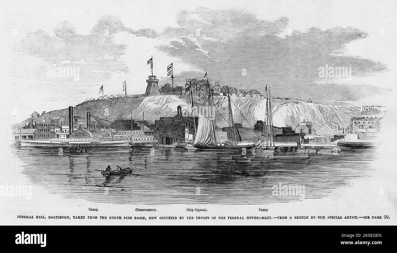 American civil war baltimore hi-res stock photography and images - Alamy