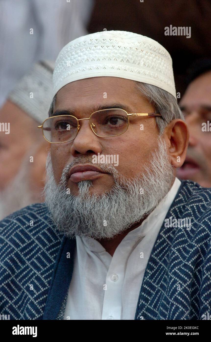 Dhaka, Bangladesh - December 09, 2006: Ali Ahsan Mohammad Mojaheed was ...