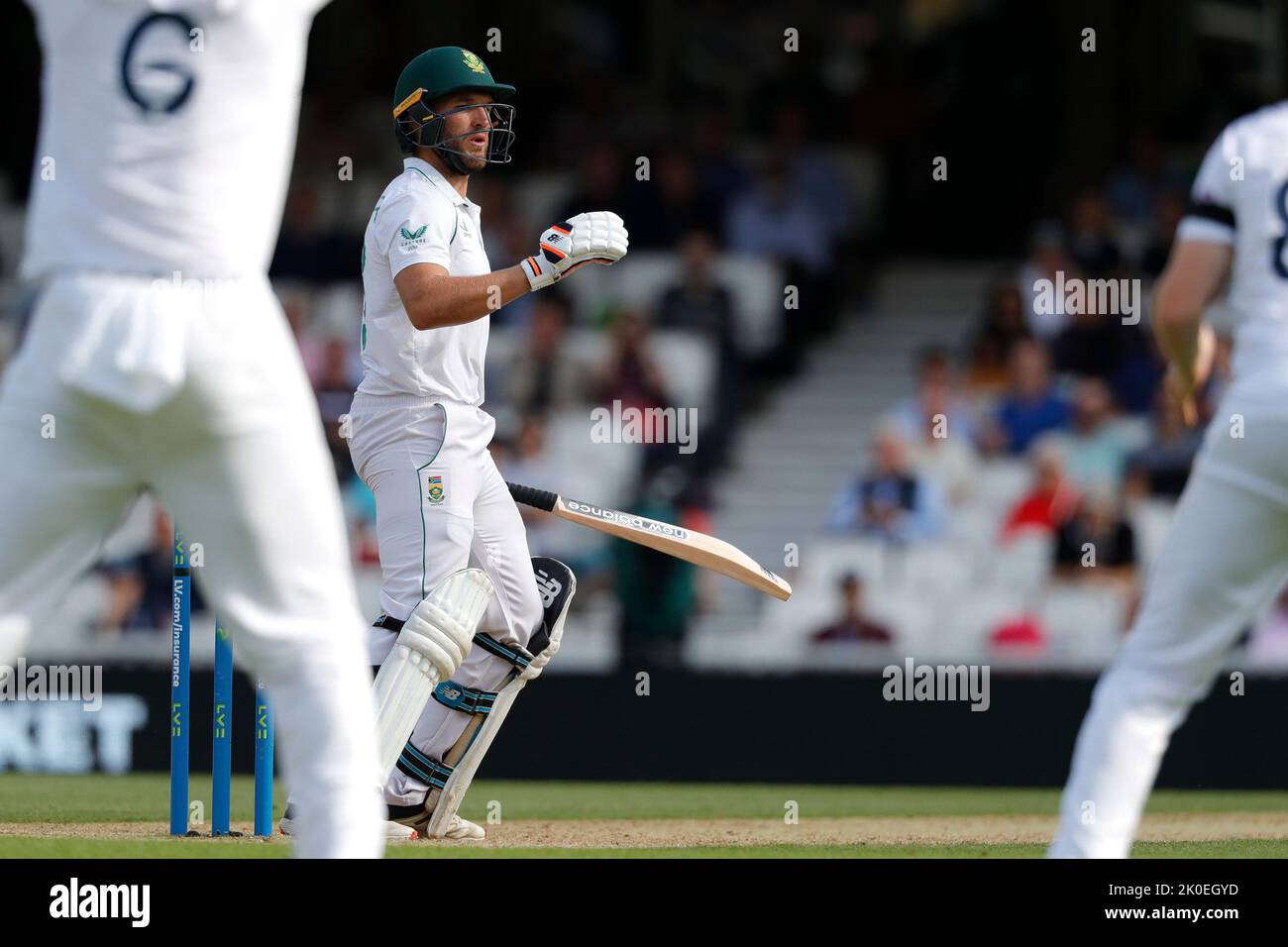 South Africa's Wiaan Mulder during the LV= Insurance Test match England ...