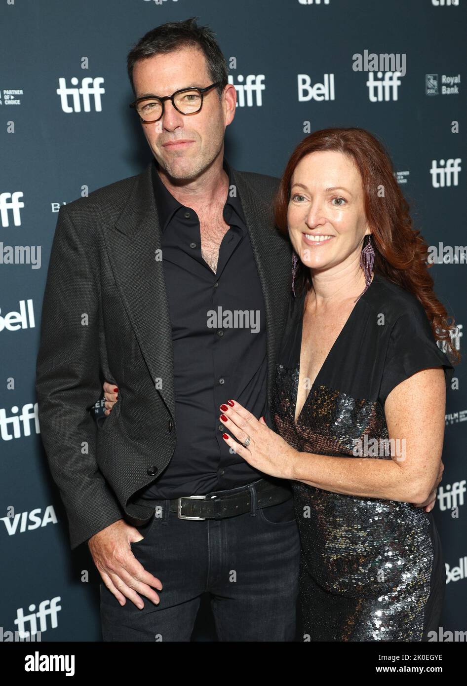 Toronto, Canada. 10th Sep, 2022. Mark Mylod and Amy Westcott arriving ...