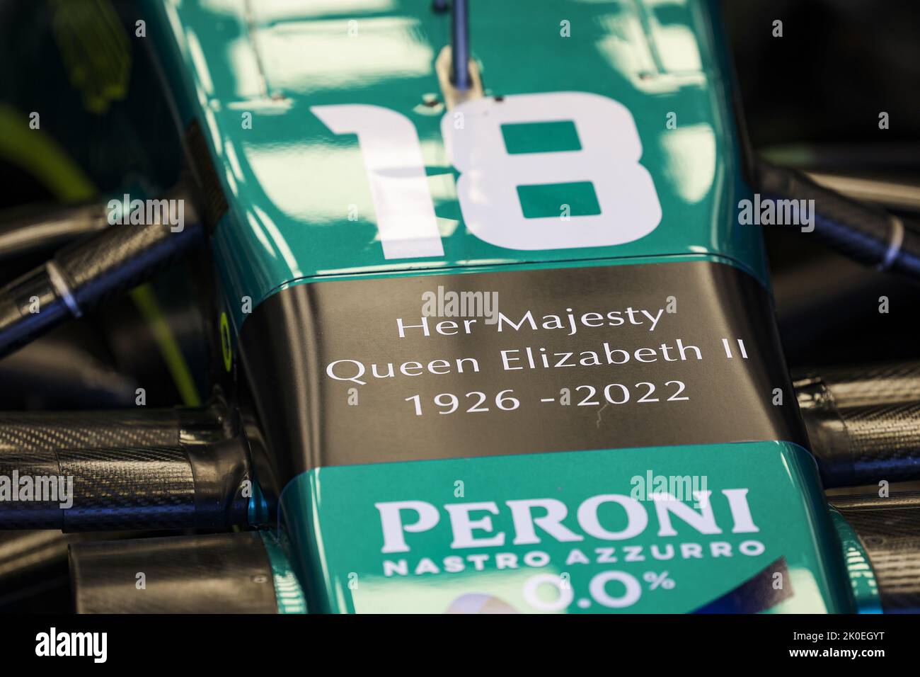 Aston Martin Tribute to Her Majesty Queen Elizabeth II during the ...