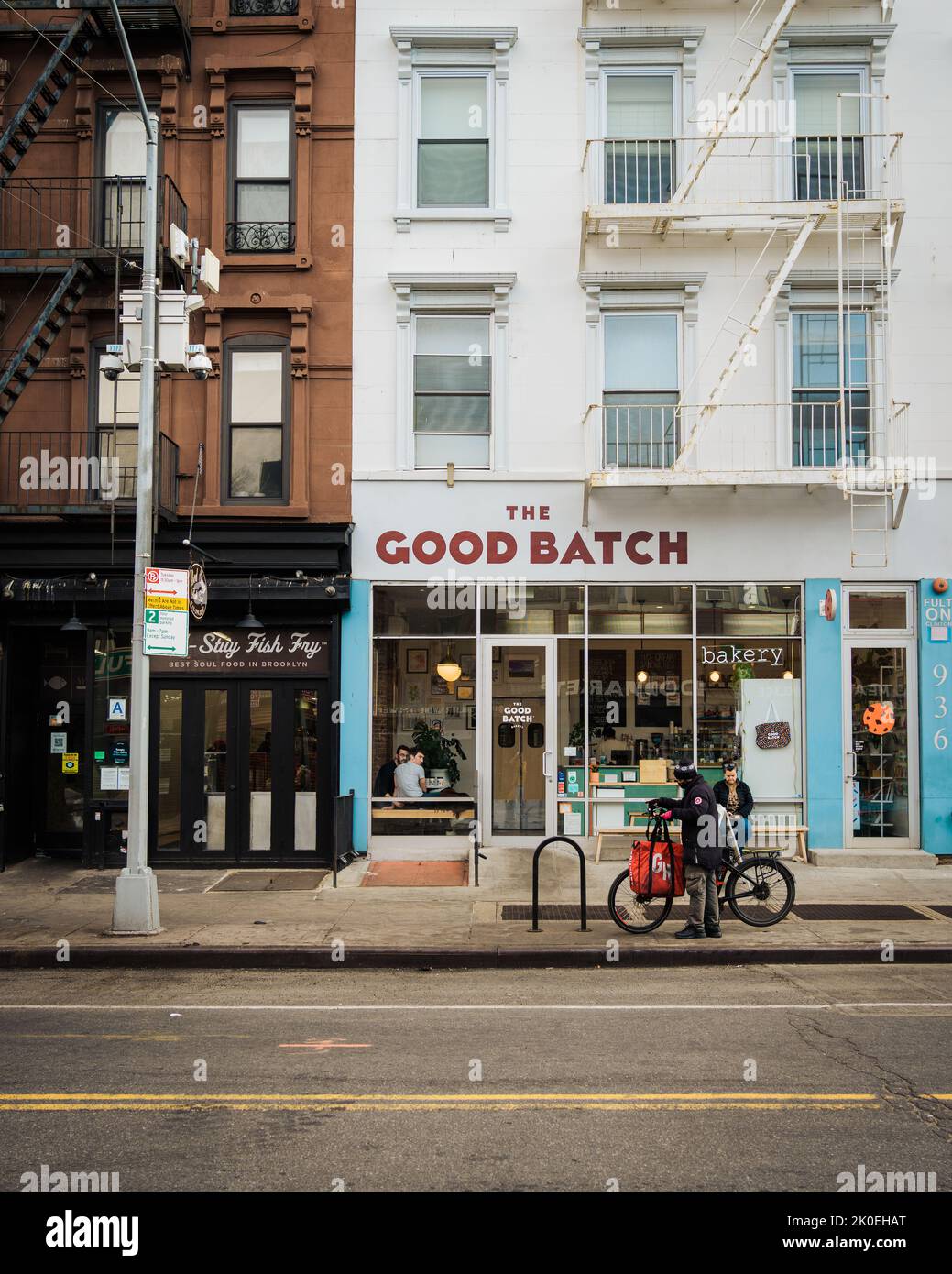 The Good Batch Bakery sign, Brooklyn, New York Stock Photo - Alamy