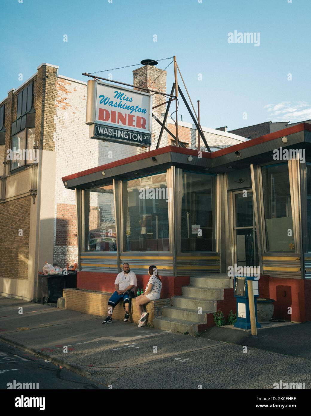 Vintage Miss Washington Diner sign, New Britain, Connecticut Stock ...
