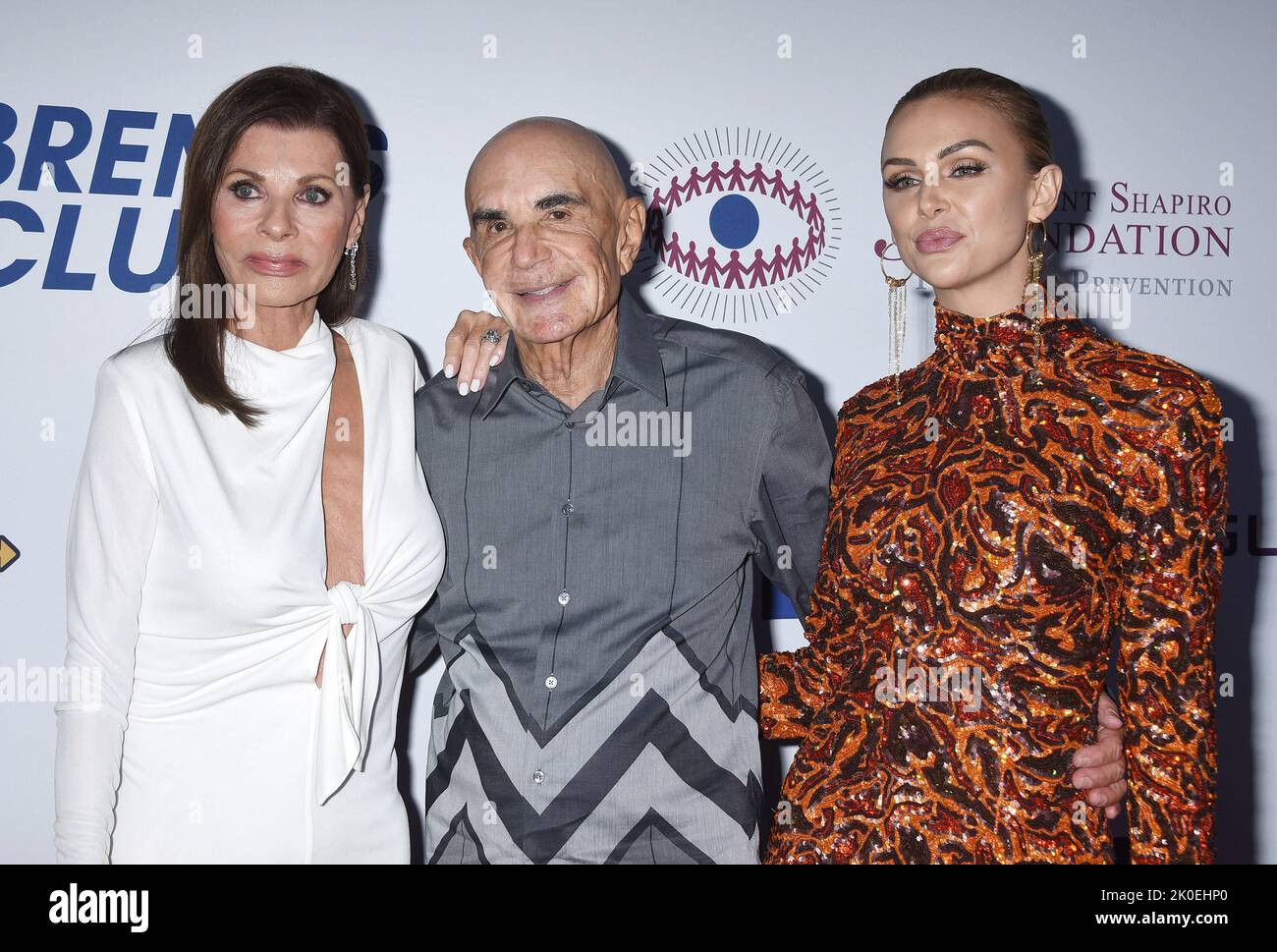 Linell Shapiro, Robert Shapiro and Lala Kent arriving to The Brent Shapiro Foundation's 2022 ...
