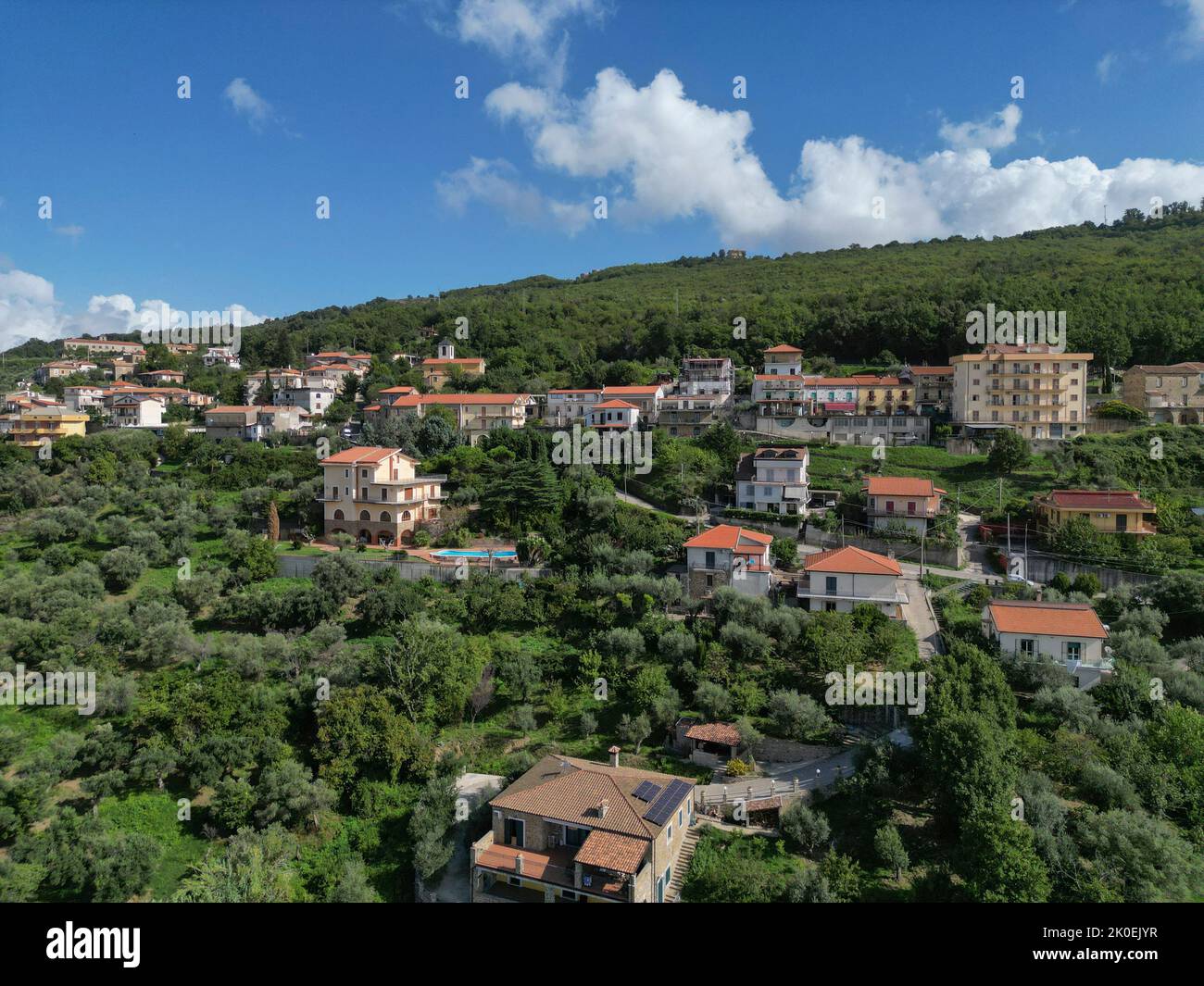 Italy campania paestum aerial view hi-res stock photography and images ...