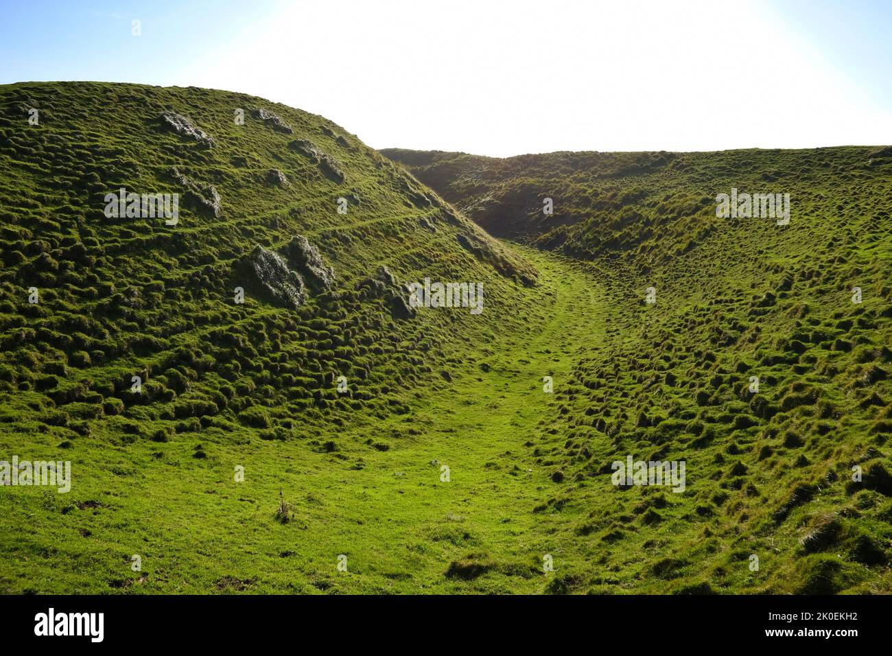 Ramparts iron age hill fort hi-res stock photography and images - Alamy