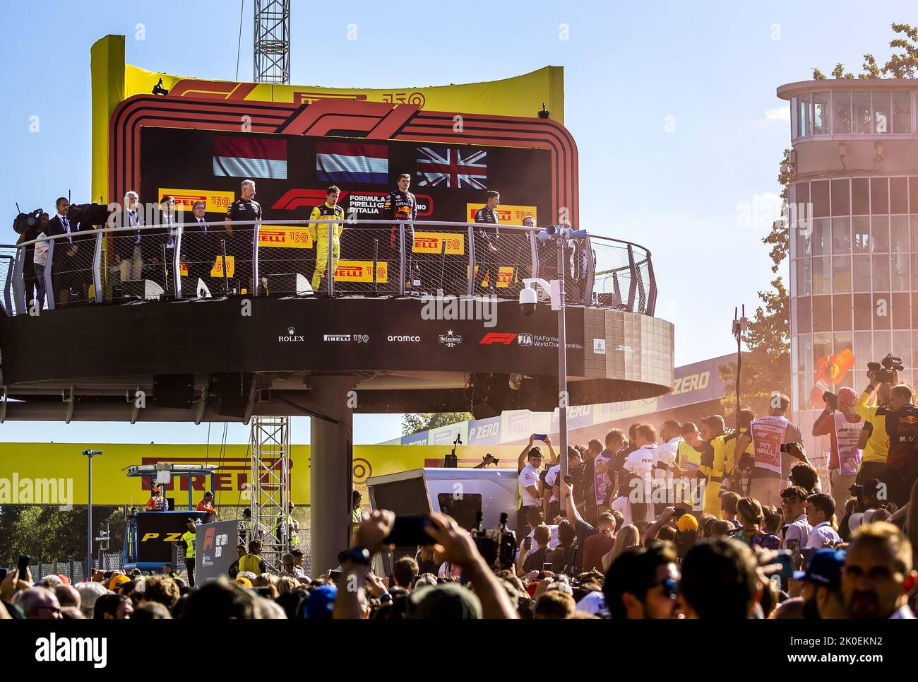Monza, Italy. 11th September 2022. MONZA - (VLNR) Charles Leclerc ...
