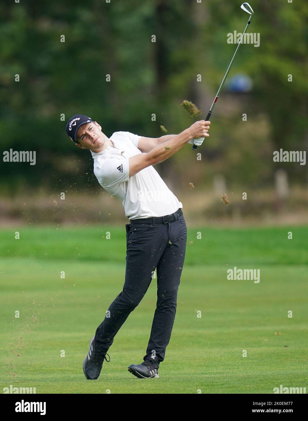 Matthew Jordan on the ninth fairway during day four of the BMW PGA ...
