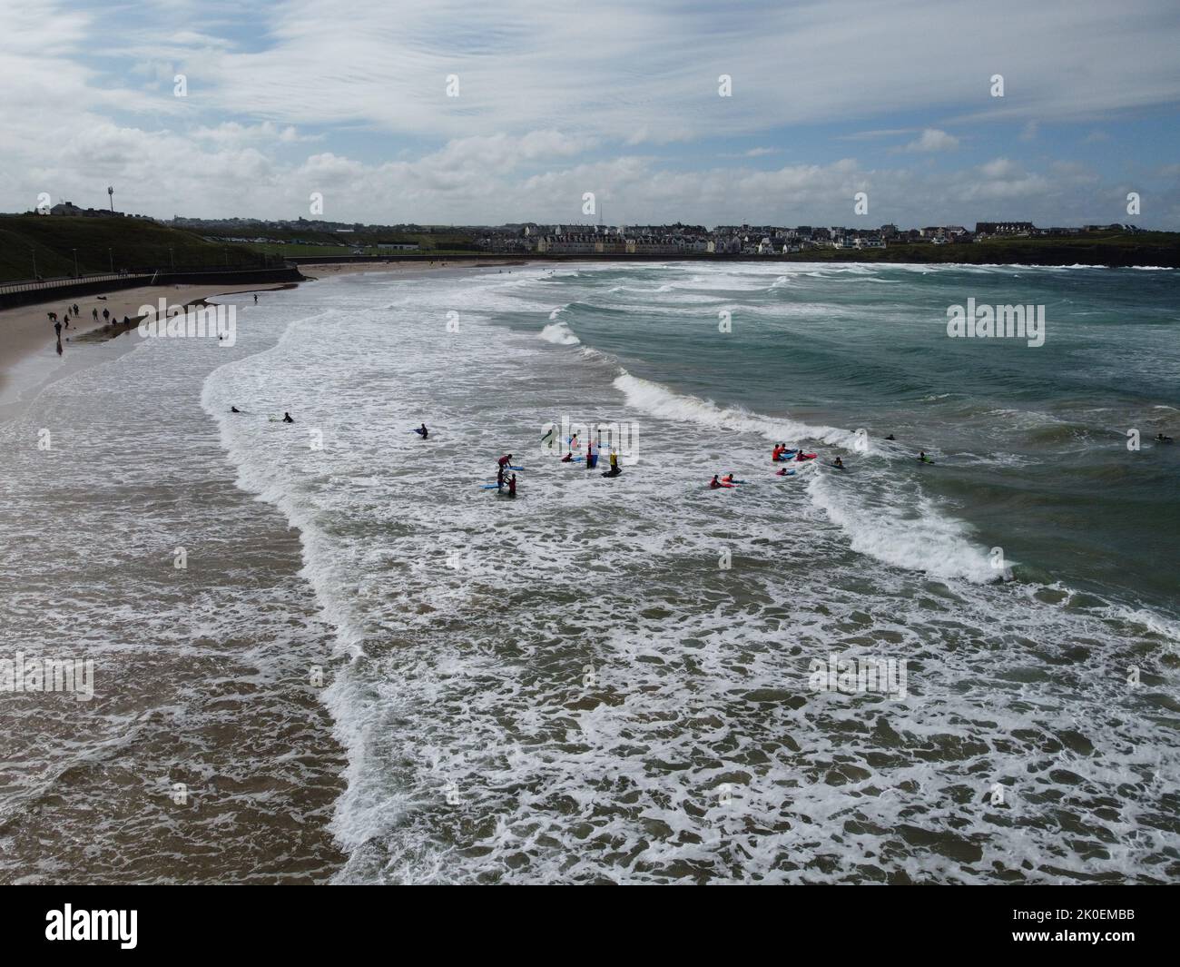 West Strand Portrush Stock Photo - Alamy