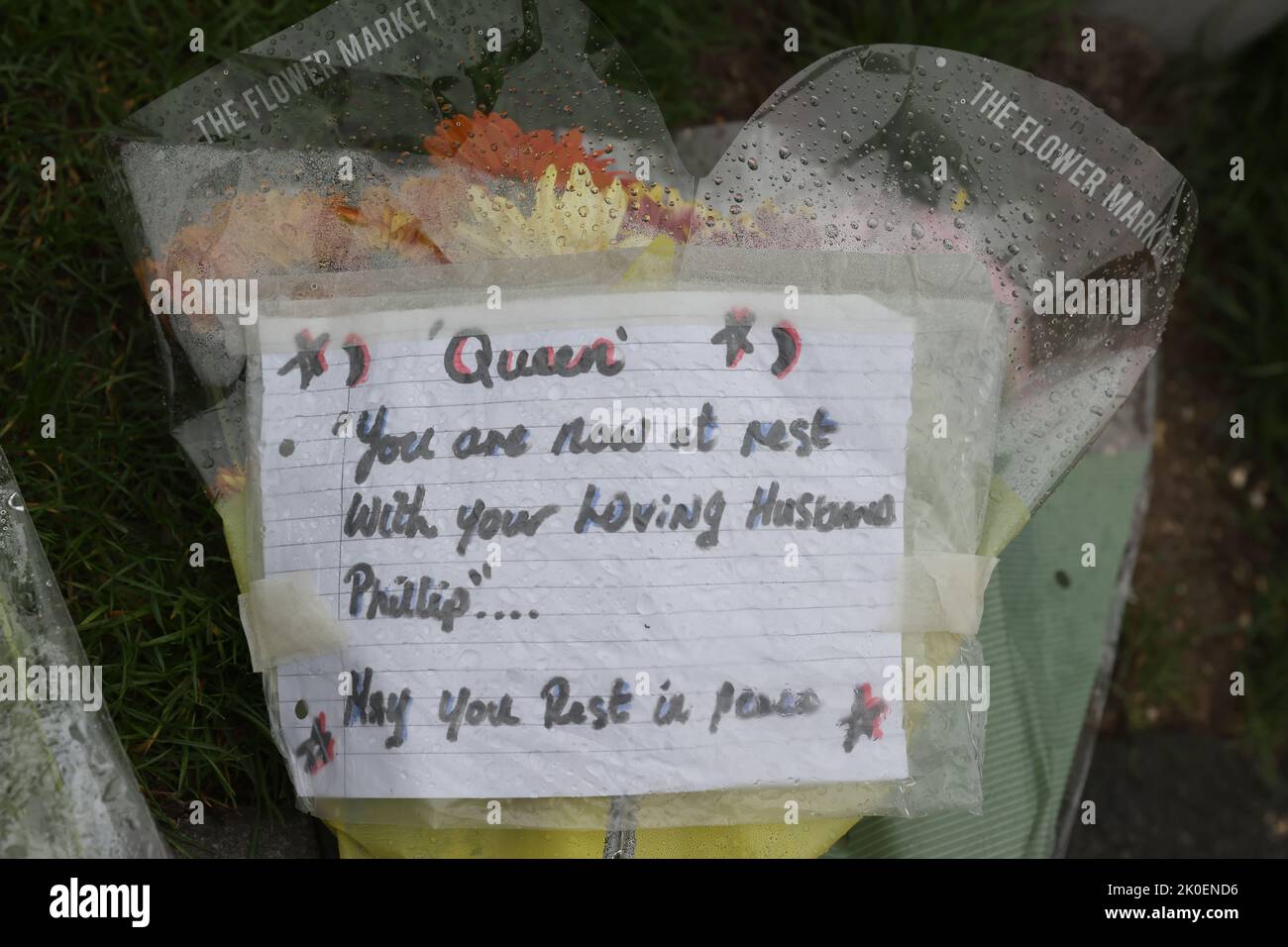 Floral tributes at Aslan statue in CS Lewis Square in east Belfast ...