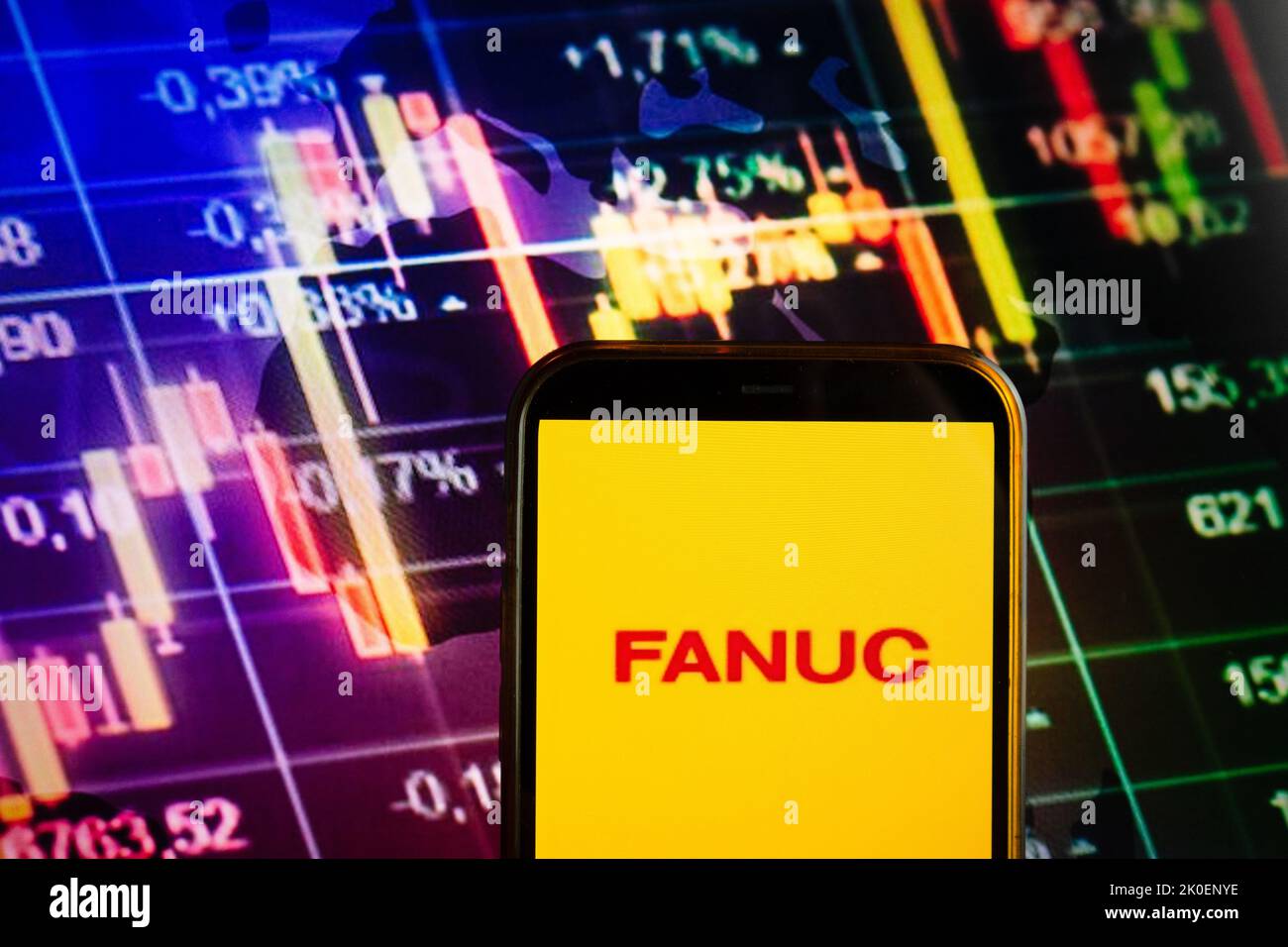 KONSKIE, POLAND - September 10, 2022: Smartphone displaying logo of ...