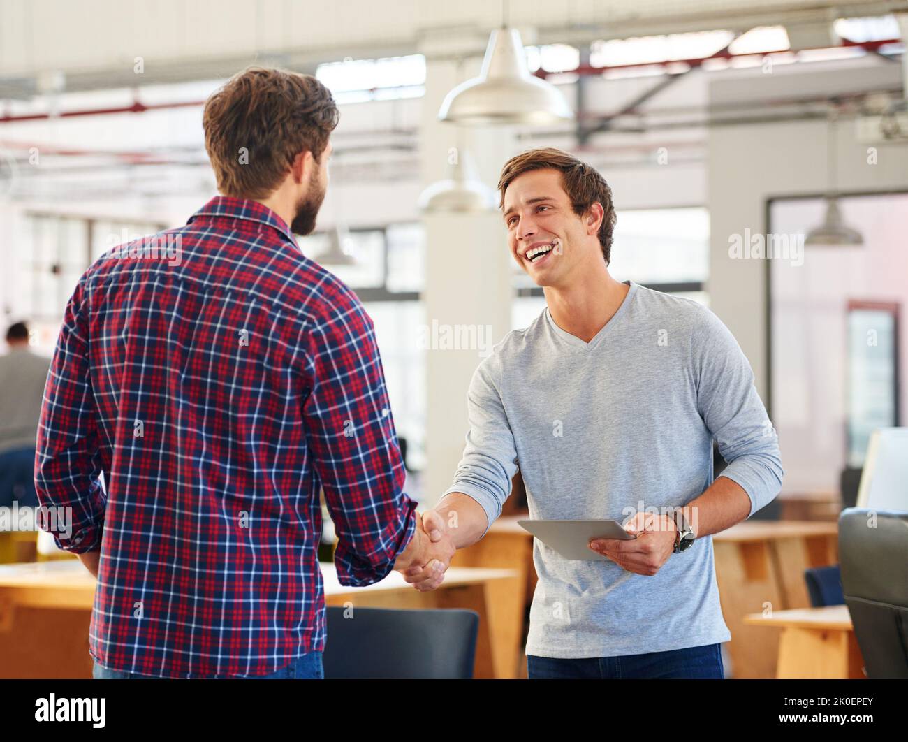 Casual Shaking Hands