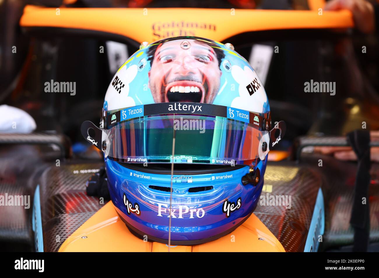 Daniel ricciardo helmet 2022 hi-res stock photography and images - Alamy