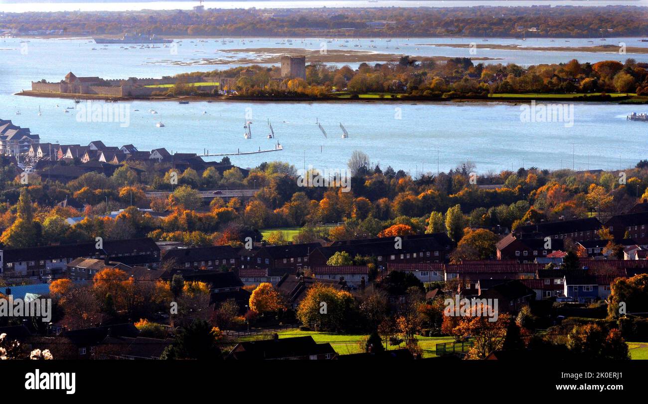 PORTCHESTER CASTLE HAS GUARDED THE UPPER REACHES OF PORTSMOUTH HARBOUR ...