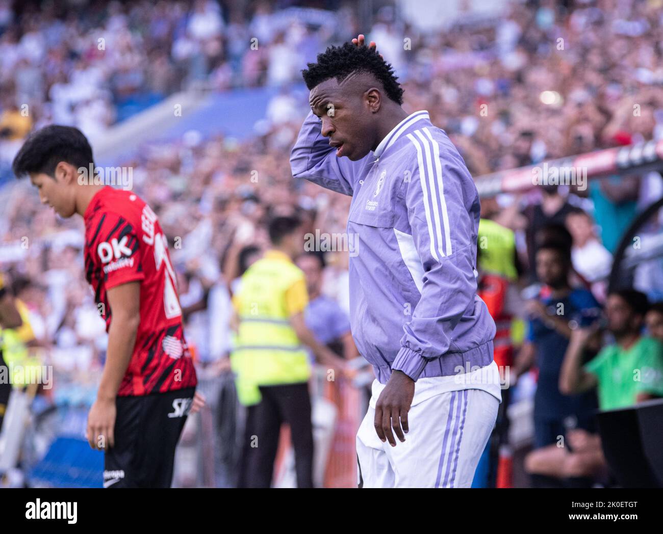 Stadium Santiago Bernabeu, Madrid, Spain. 11th Sep, 2022. La Liga ...