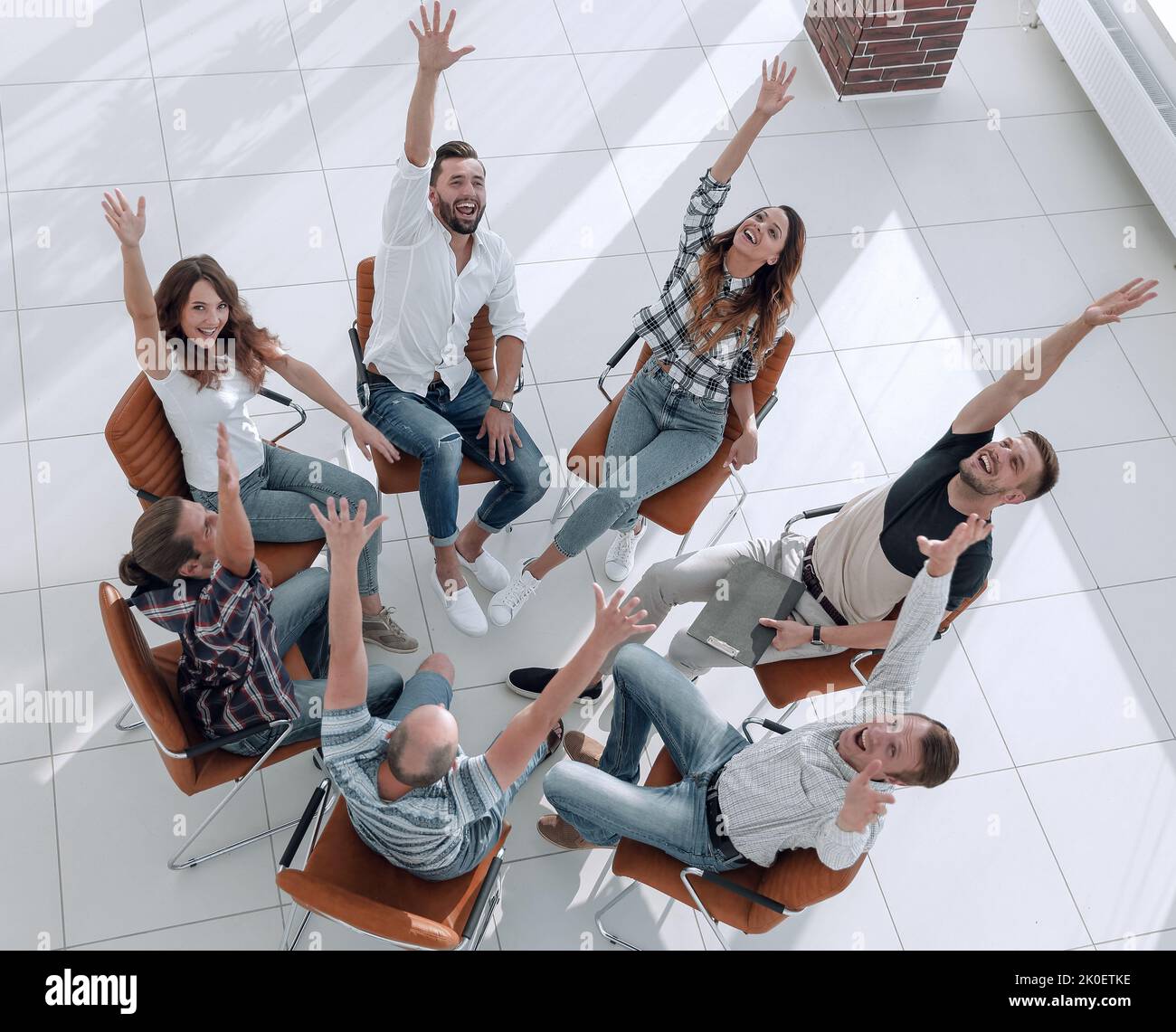 concept of successful work.creative team Stock Photo - Alamy