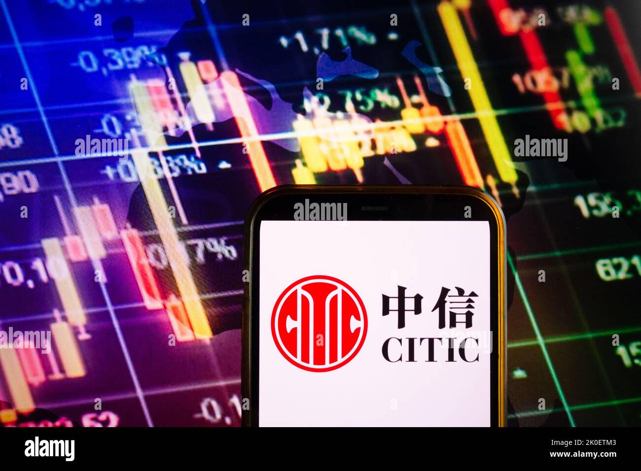 KONSKIE, POLAND - September 10, 2022: Smartphone displaying logo of ...