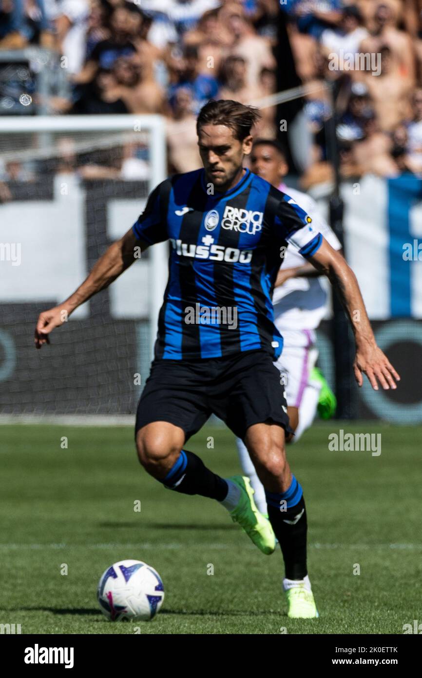 Bergamo, Italy. 11th Sep, 2022. Marten De Roon of Atalanta BC in action ...