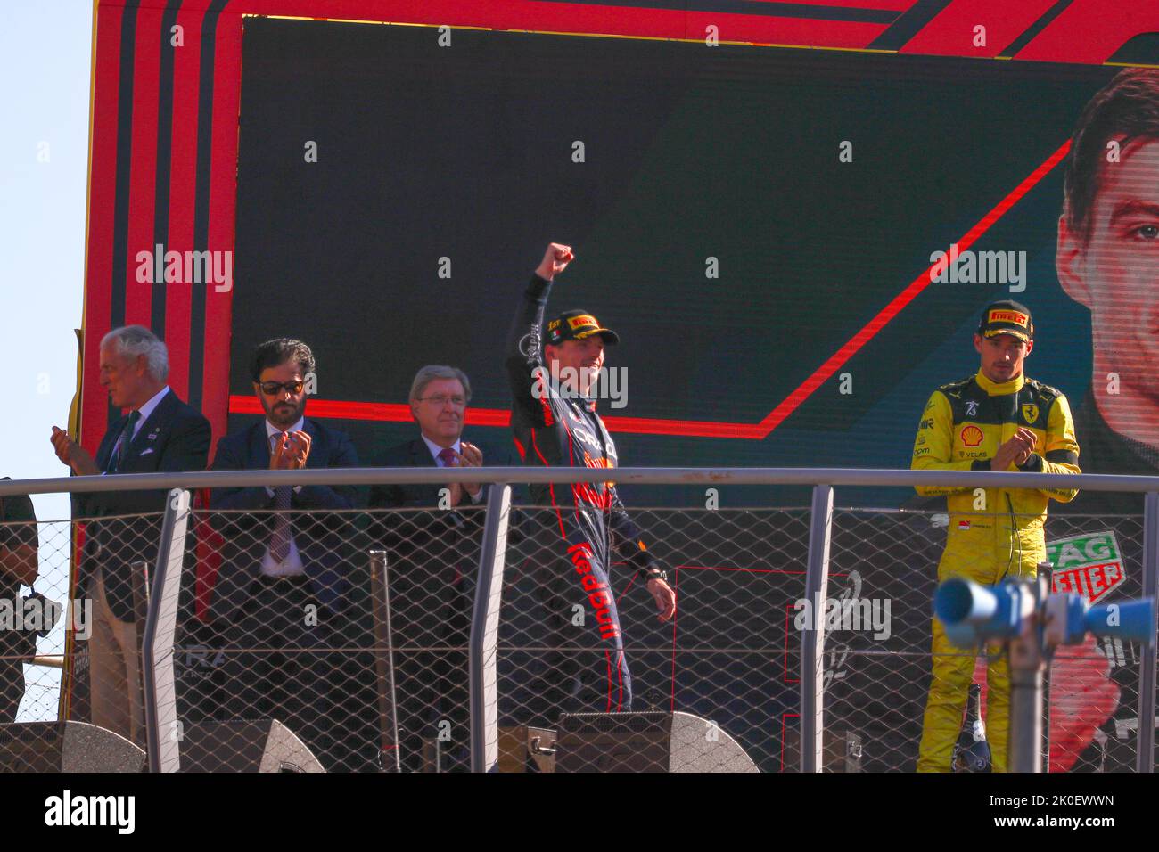 September 11 2022: . Max Verstappen (NED) Redbull Racing RB18 ON THE ...