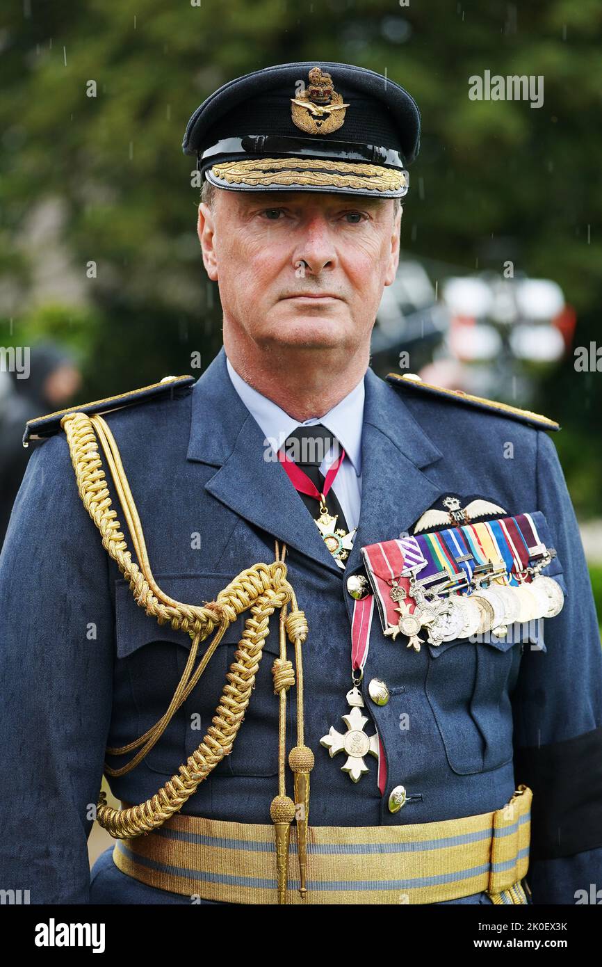Air Officer NI Marshall Sean Reynolds, at Hillsborough Castle, Co. Down ...