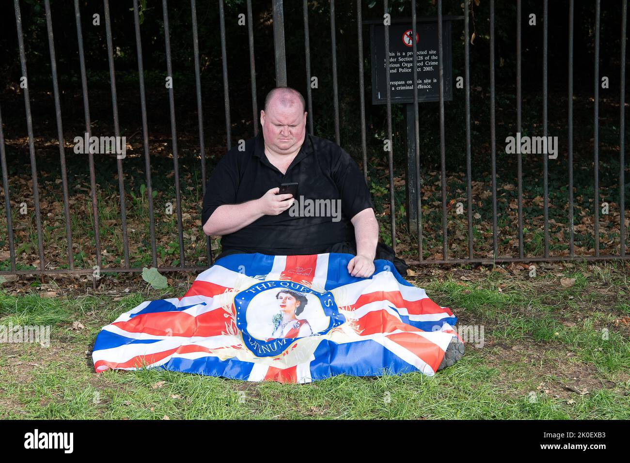 Windsor, Berkshire, UK. 11st September, 2022. Thousands of people came into the town of Windsor ...