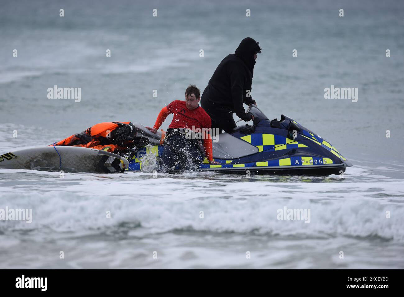 Surf rescue jetski hi-res stock photography and images - Alamy