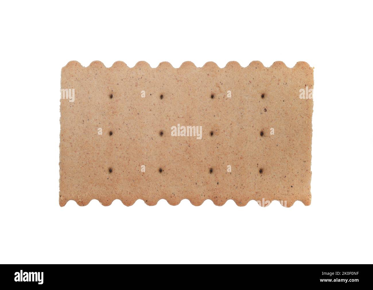 Rye biscuits with whole grains isolated on white. Top view Stock Photo ...