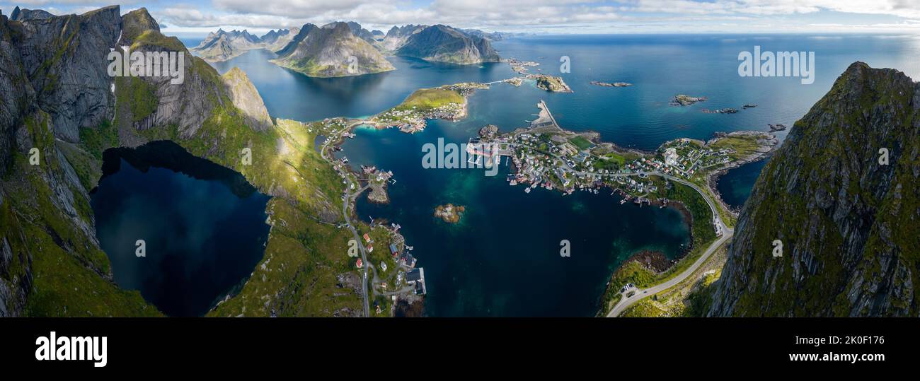 Reinebringen reine village lofoten islands hi-res stock photography and ...