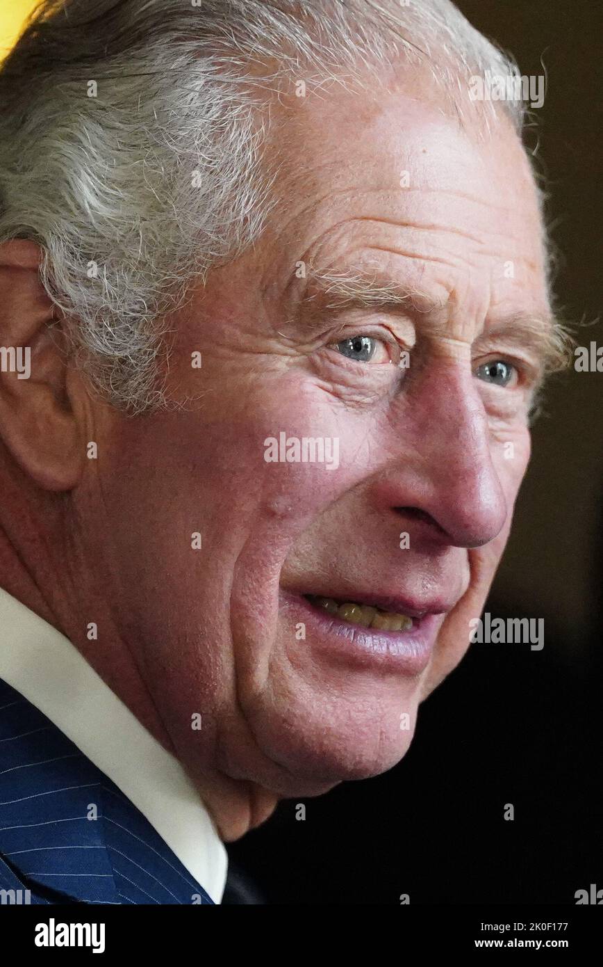 King Charles III during a reception with Realm High Commissioners and ...