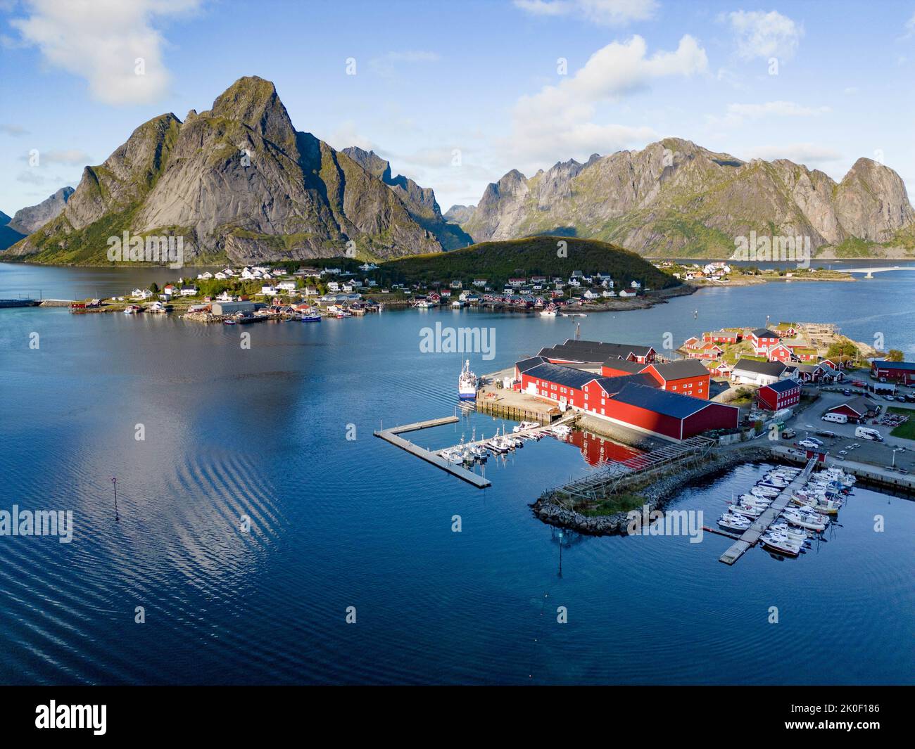 Aerial view of Reine, Lofoten, Norway Stock Photo - Alamy
