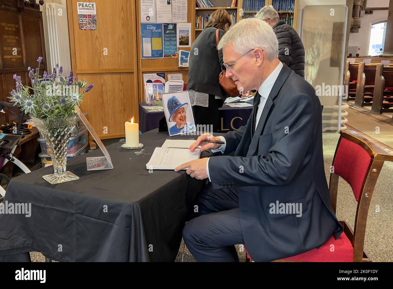 Andrew Jones MP for Harrogate and Knaresborough writing in the book of ...