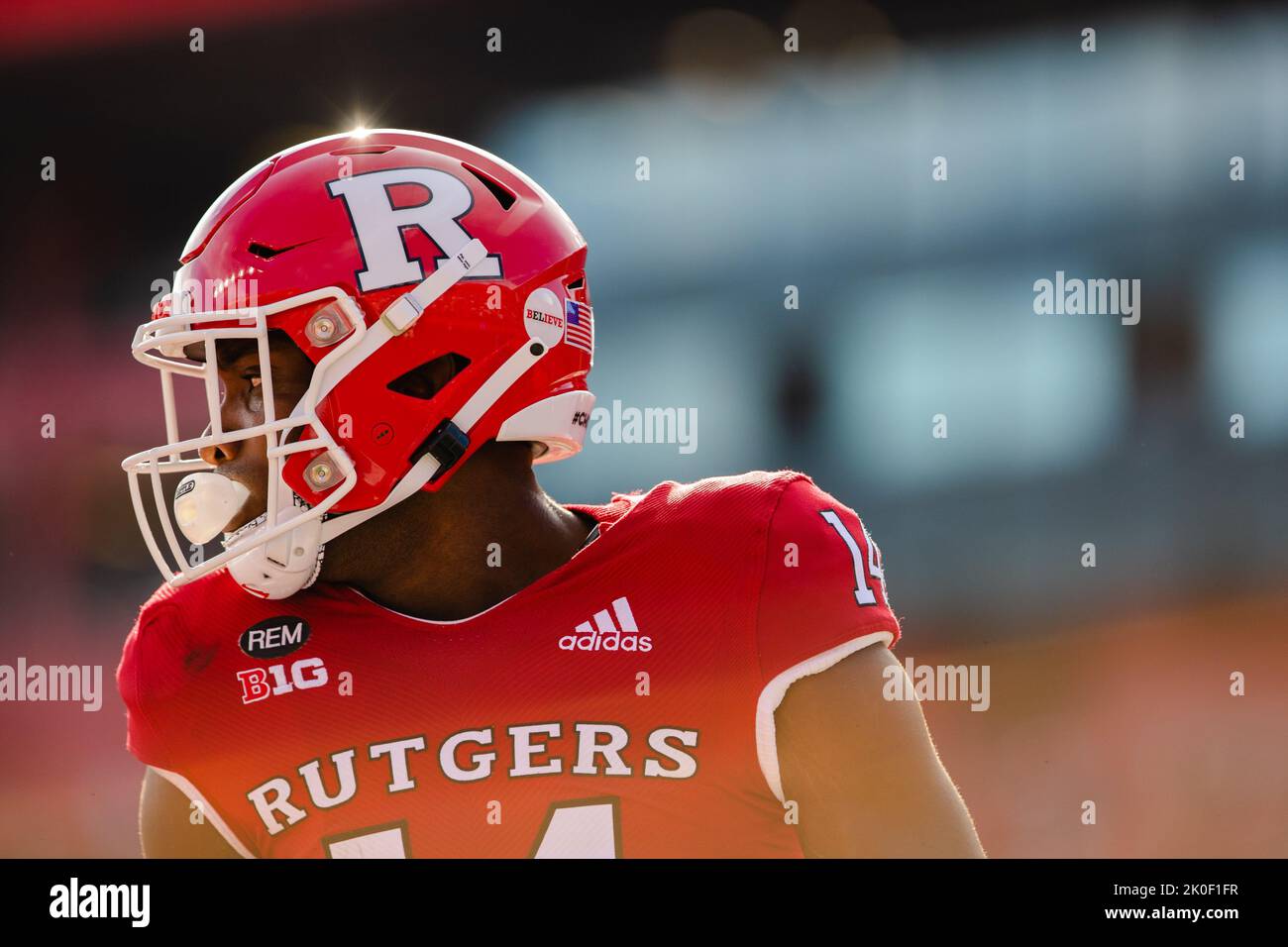 Jordan Thompson (14 Rutgers) during the Big Ten Conference game between ...