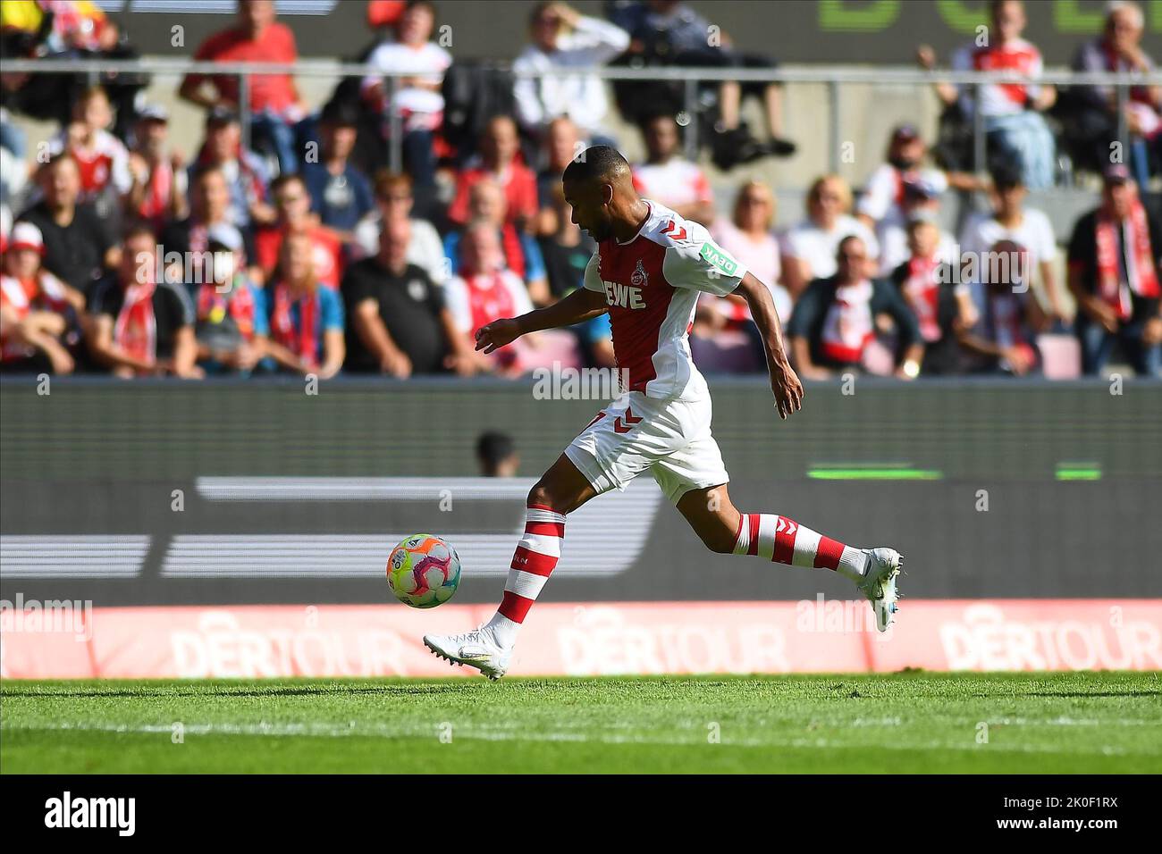 KOELN, GERMANY - SEPTEMBER 11 2022: Linton Maina. The football match of ...