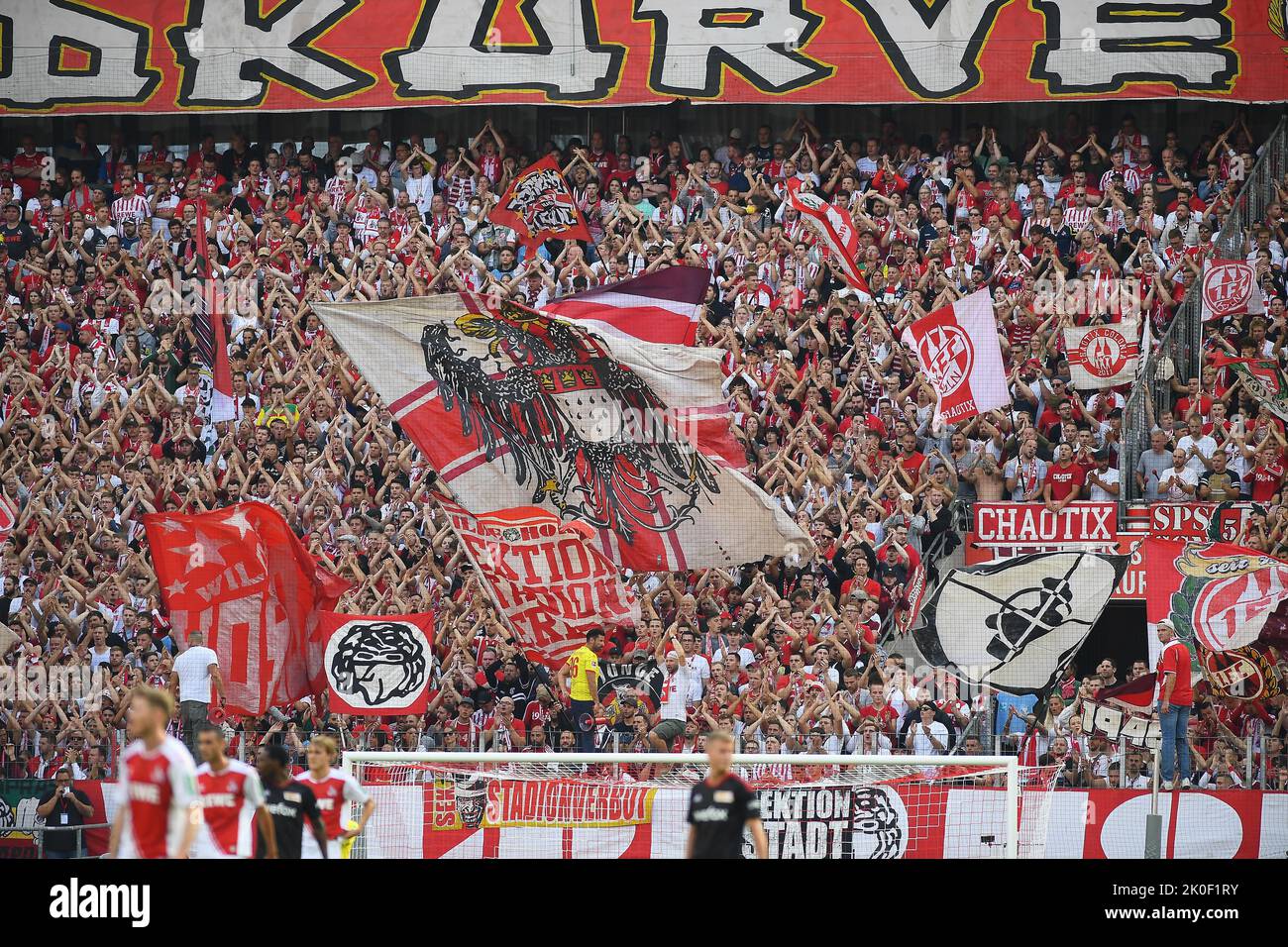 KOELN, GERMANY - SEPTEMBER 11 2022: The football match of Bundesliga 1 ...