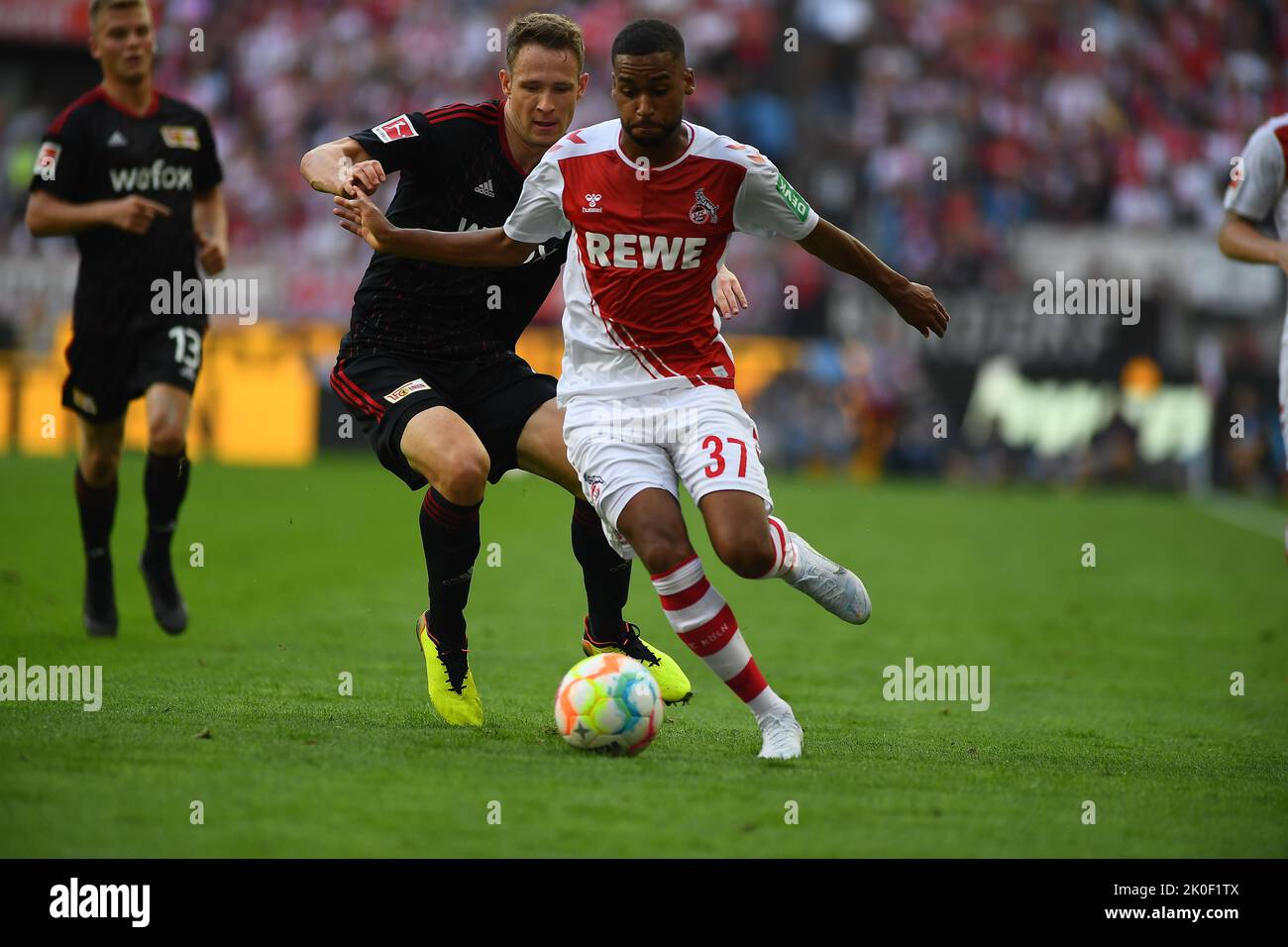 KOELN, GERMANY - SEPTEMBER 11 2022: Linton Maina. The football match of ...