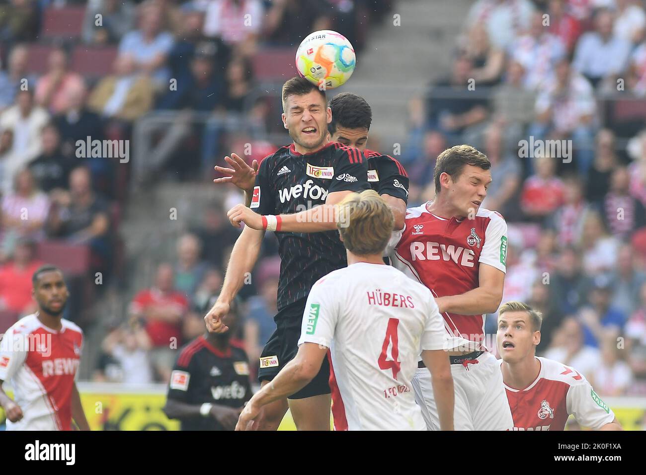 KOELN, GERMANY - SEPTEMBER 11 2022: The football match of Bundesliga 1 ...