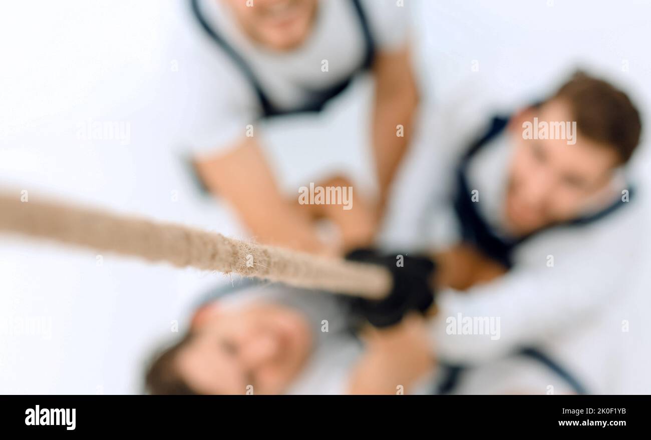 background image is a group of workers rising up Stock Photo - Alamy
