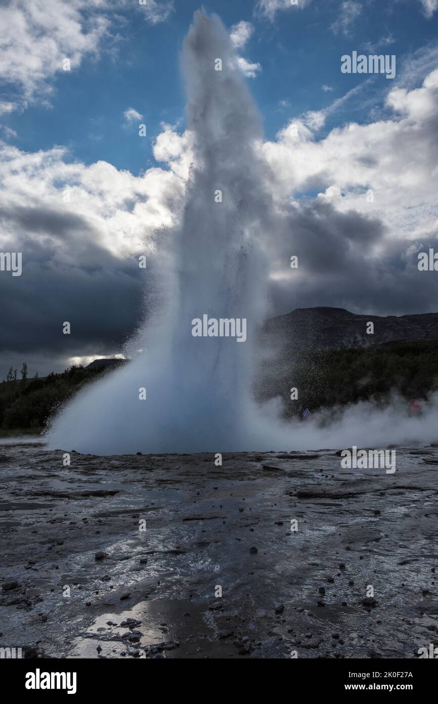 Strokkur geothermal area hi-res stock photography and images - Alamy