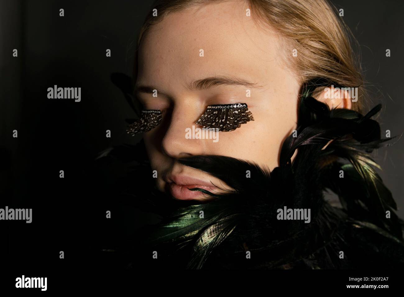 Spotty eyelashes hi-res stock photography and images - Alamy