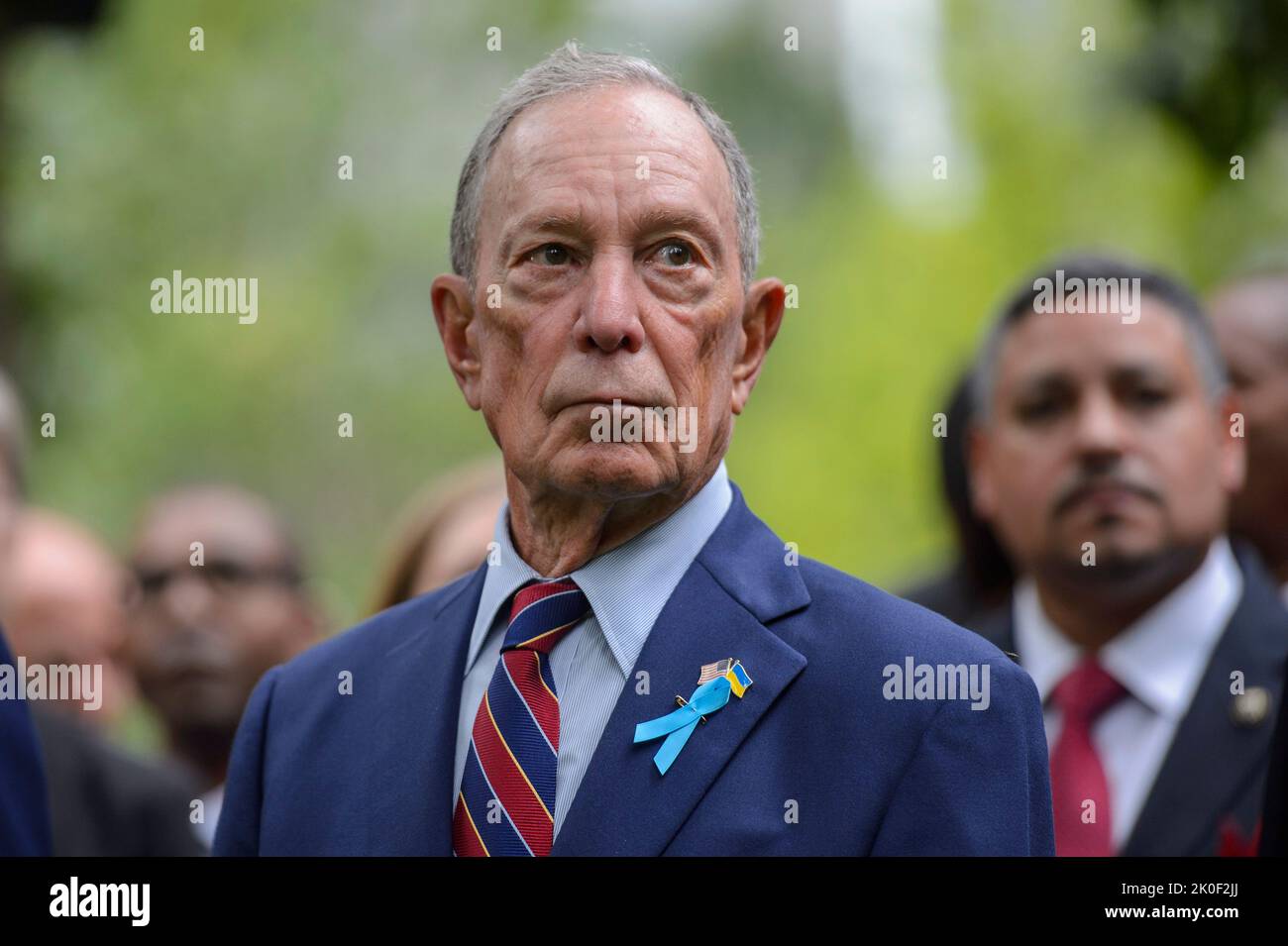 Former Mayor of New York City Mike Pool/Sipa USA looks on during a ...