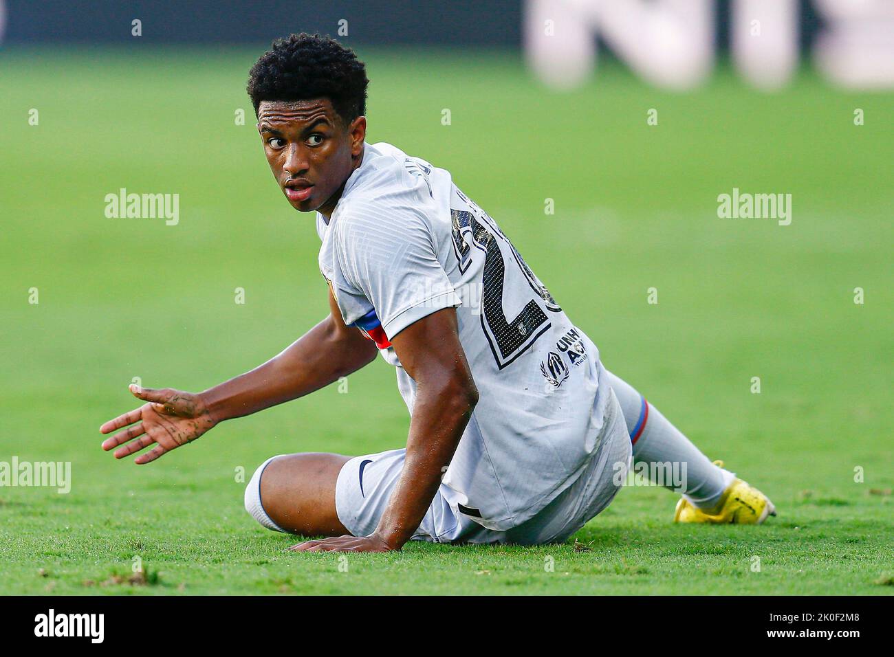 Alex Balde of FC Barcelona during the La Liga match between Cadiz CF ...