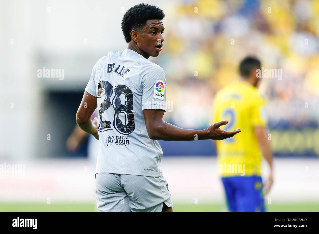 Alex Balde of FC Barcelona during the La Liga match between Cadiz CF ...