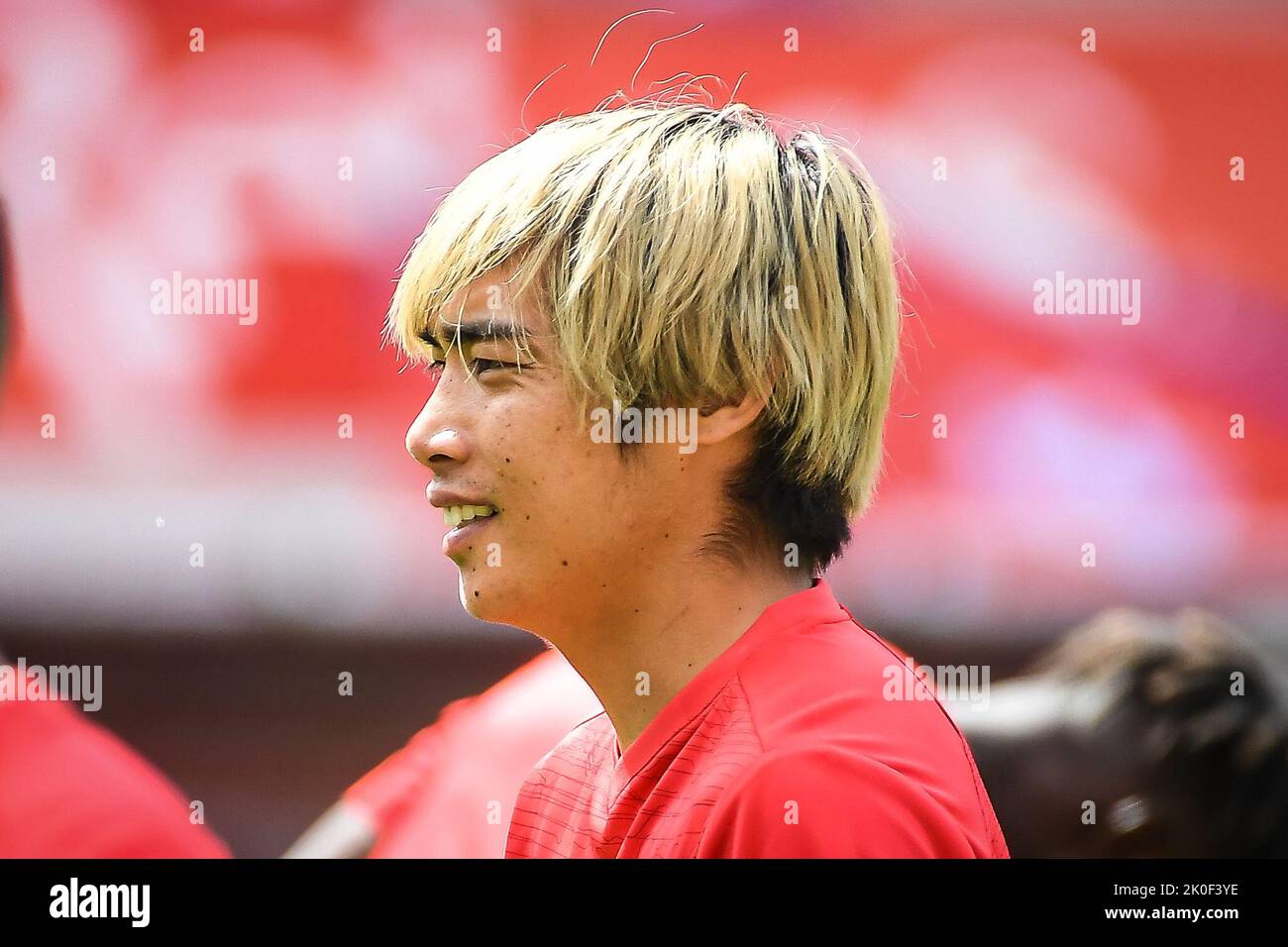 Junya ITO of Reims during the French championship Ligue 1 football ...